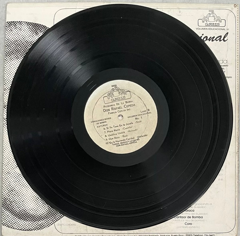 Don Rafael Cepeda Atiles “Patriarca de la Bomba" – el discotecario